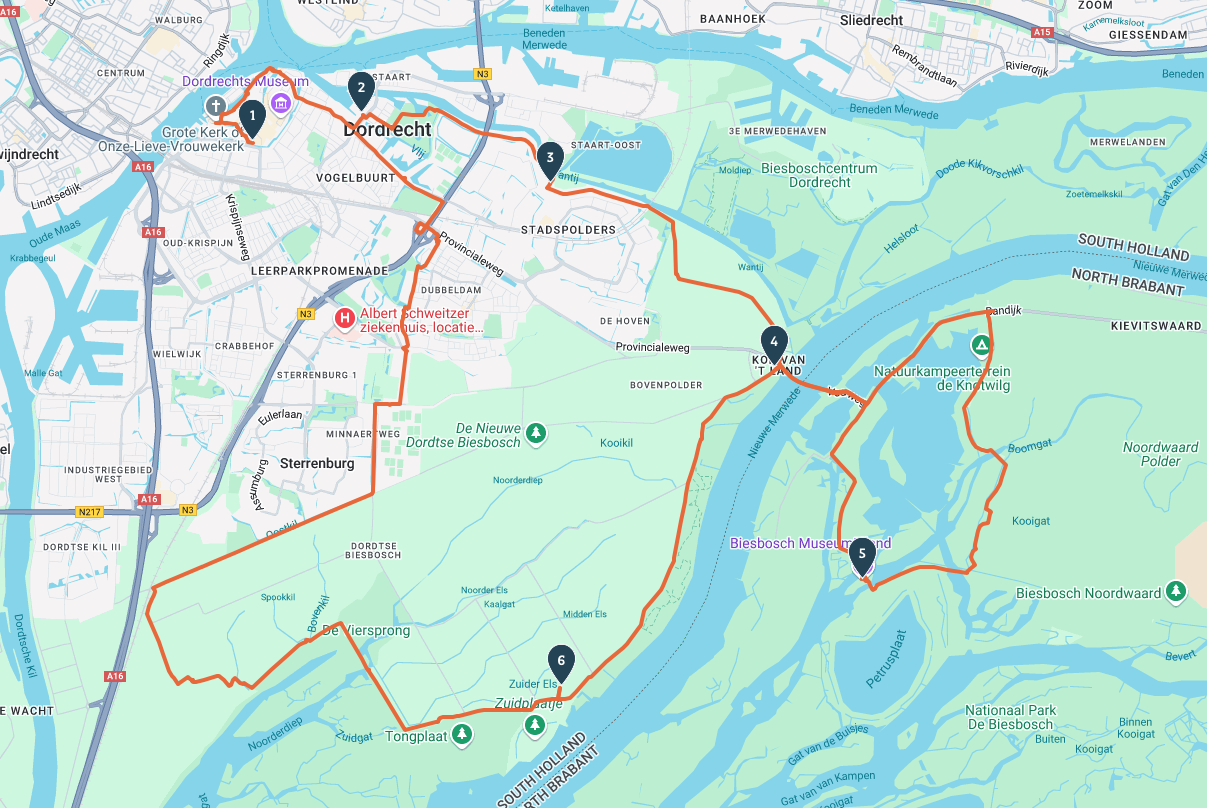 Bicycle Ride Eiland van Dordrecht & Biesbosch – Response 418
